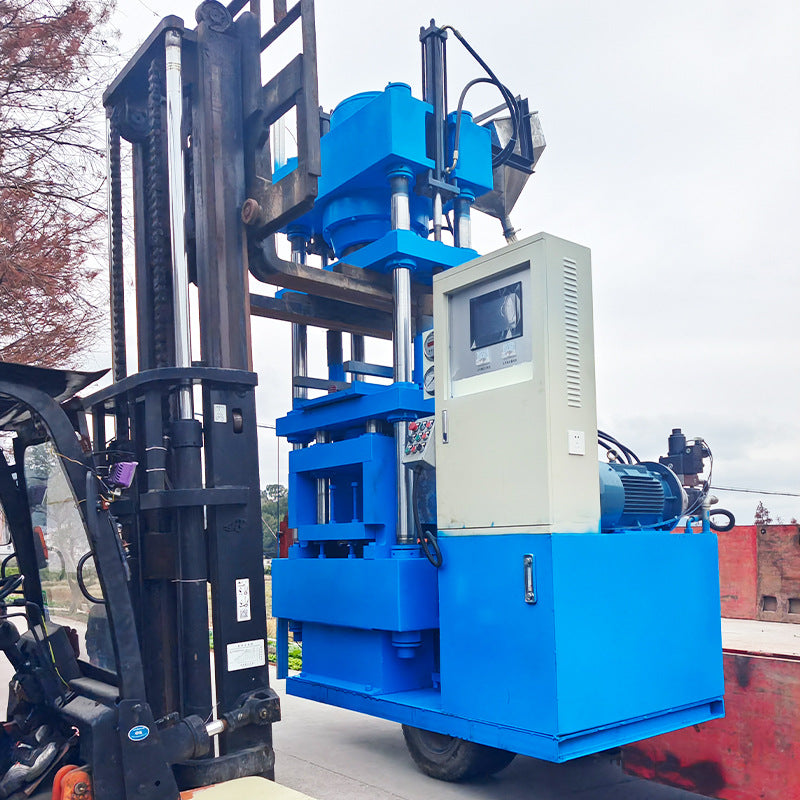 Plastic shaping hot press rubber four column molding machine flat plat ...